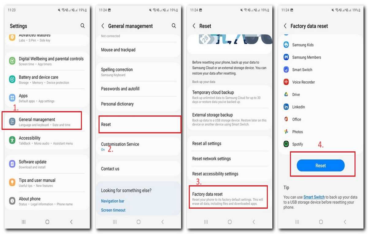 How To Reset Samsung Galaxy A54 How To Reset Samsung Galaxy A54